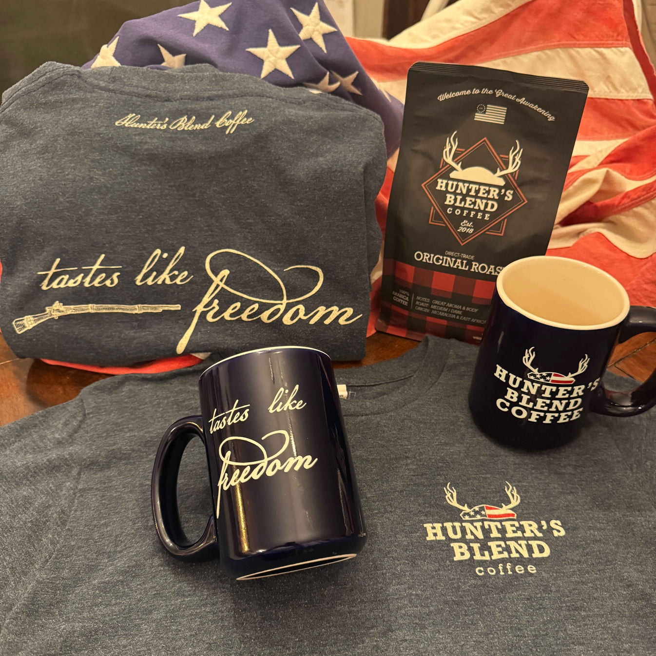Freedom Tee, Mug & Coffee Bundle | Save 5% - Hunter's Blend Coffee